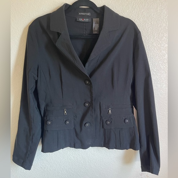Access | Jackets & Coats | Access Stretchy Black Jacket | Poshmark